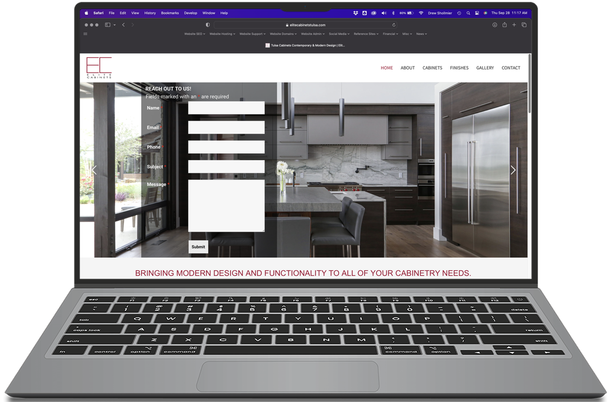Website Design Drew Shollmier | DPS Digital Canvas